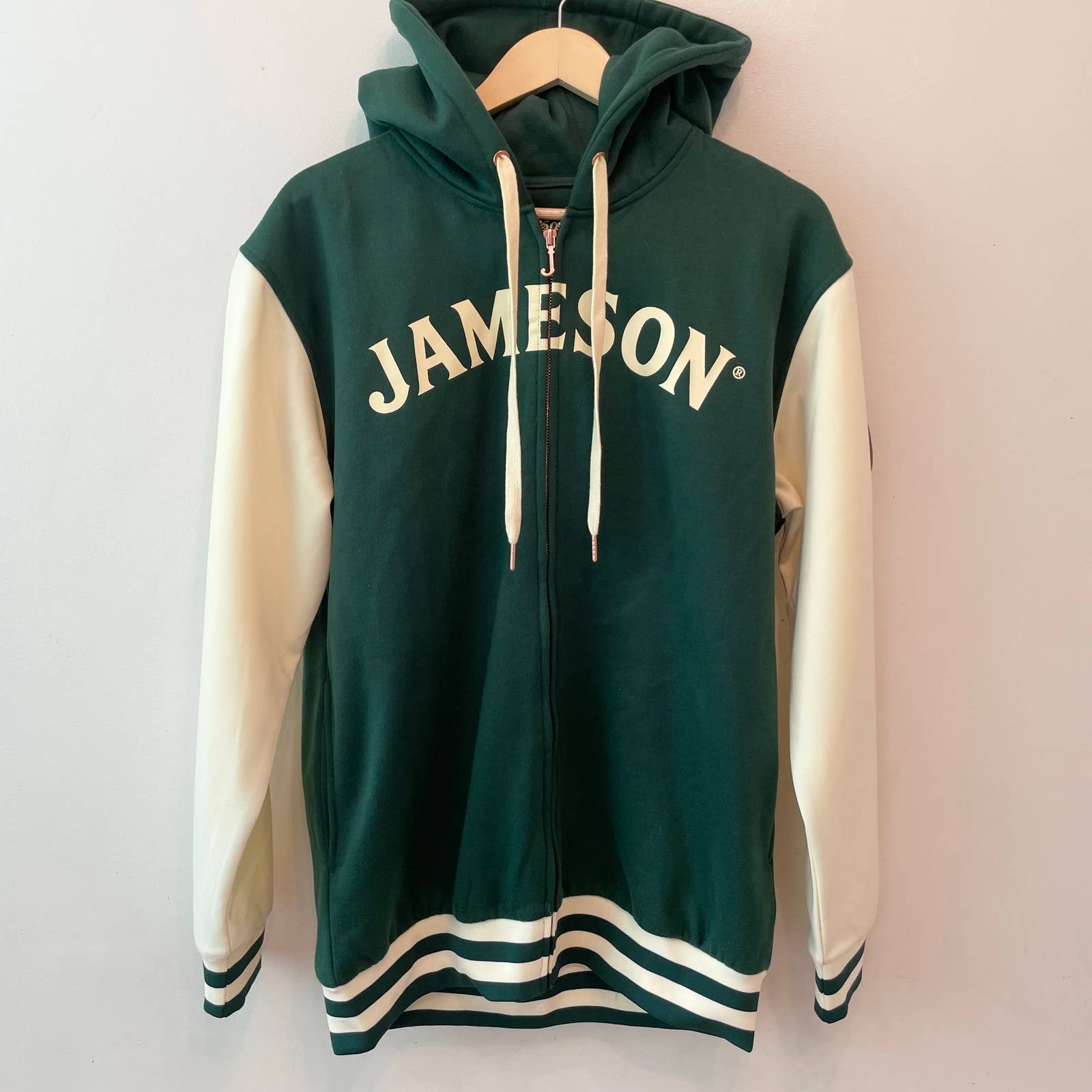 Jameson Limited Edition Full Zip Green Varsity Hoodie Jacket – Thanks ...